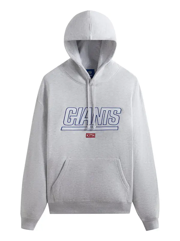 Kith For The Nfl Giants Laurel Hooded Sweatshirt - Grey
