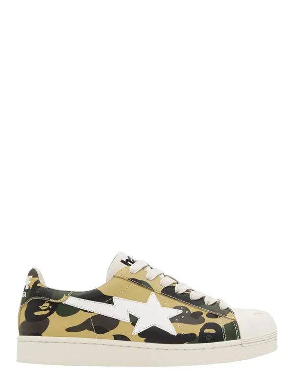 BAPE Skullsta '1st Camo' Sneakers - Yellow