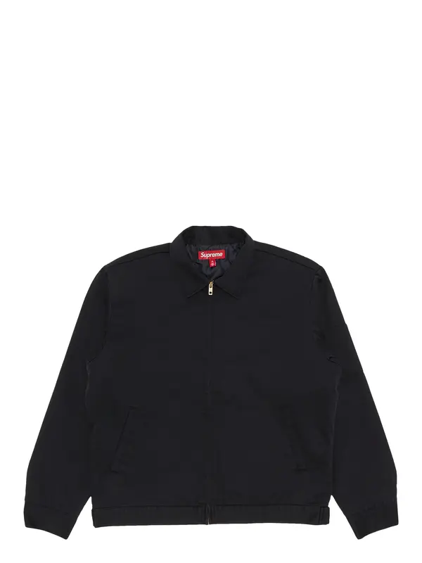 Supreme H.r. Giger Embroidered Work Jacket - Black