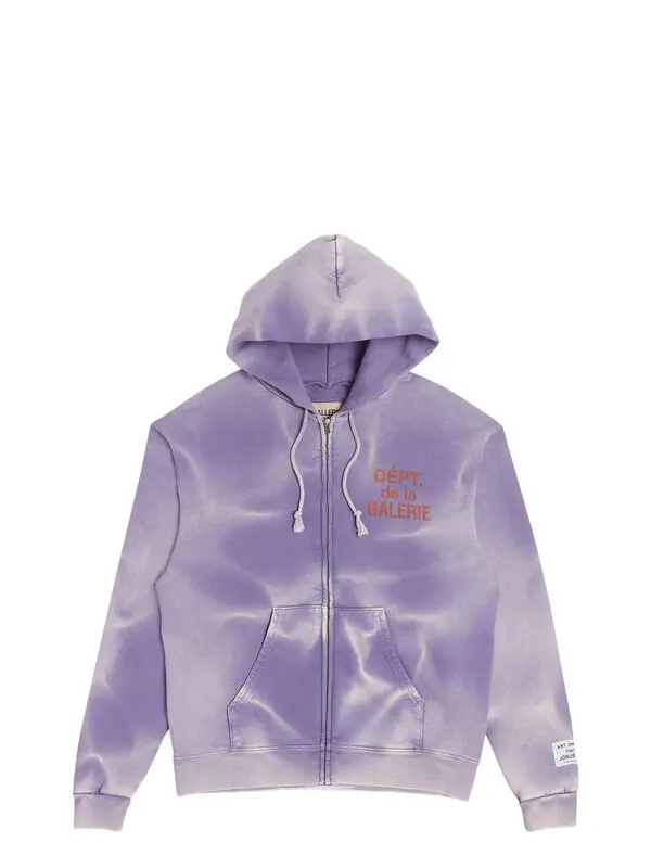 GALLERY DEPT. French Zip Hoodie - Purple