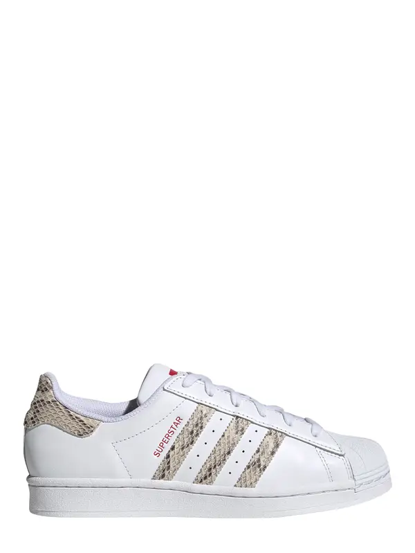 Adidas Superstar Snakeskin Sneakers - White