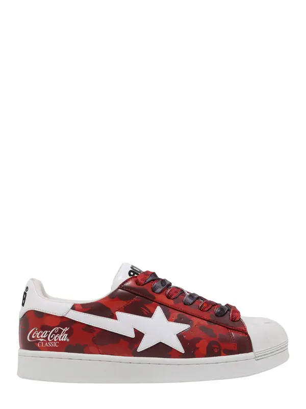 BAPE Coca-cola X Skullsta '30th Anniversary' Sneaker - Red