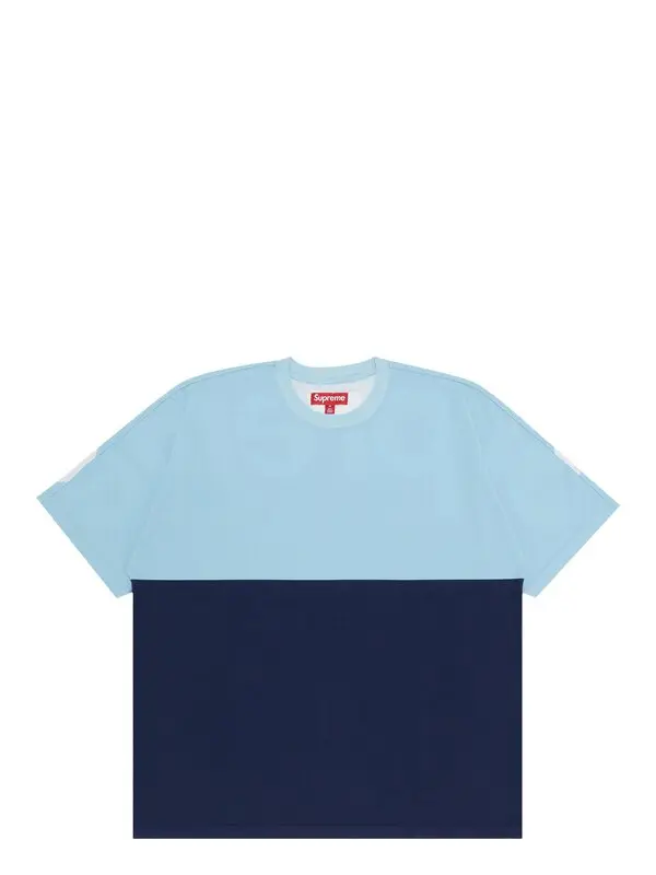 Supreme Split Short-sleeve Top - Blue