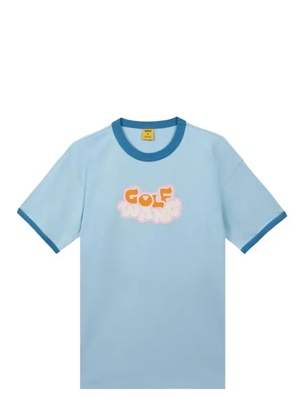 GOLF WANG Harmony Logo Ringer Tee 'light - Blue