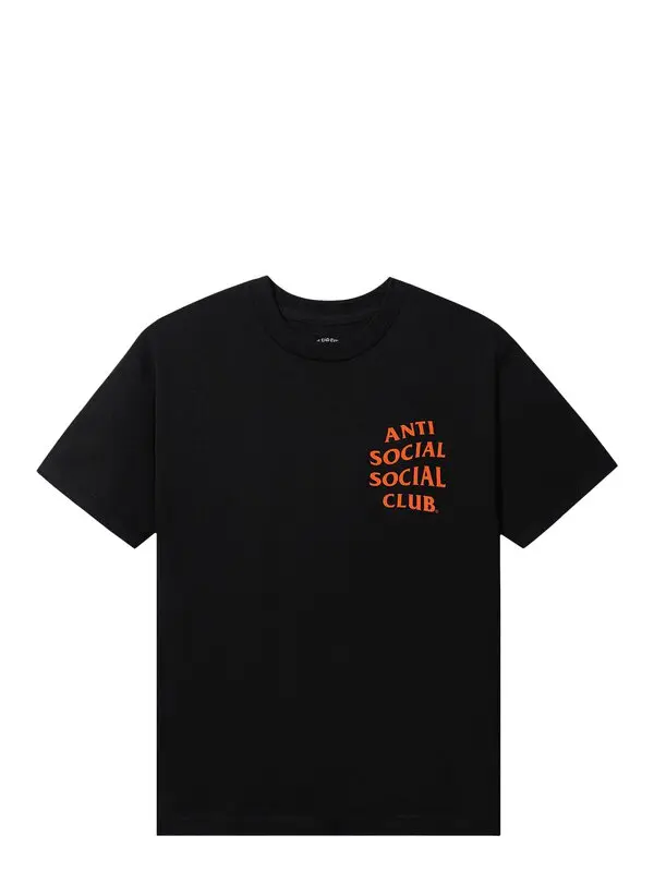 ANTI SOCIAL SOCIAL CLUB Halloween Mind Games Tee /orange - Black
