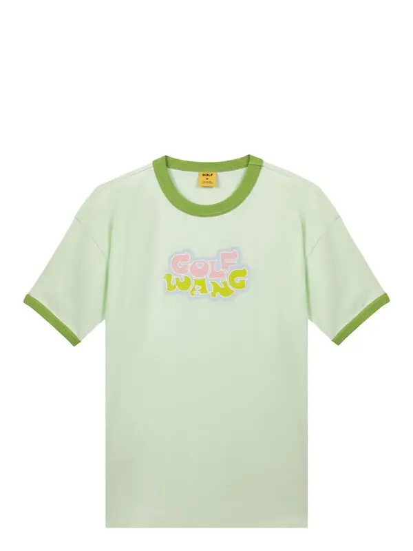 GOLF WANG Harmony Logo Ringer Tee 'light - Green