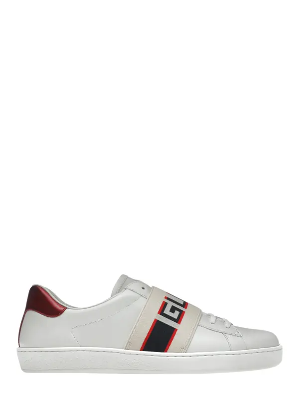 Gucci Ace Stripe Sneakers - White