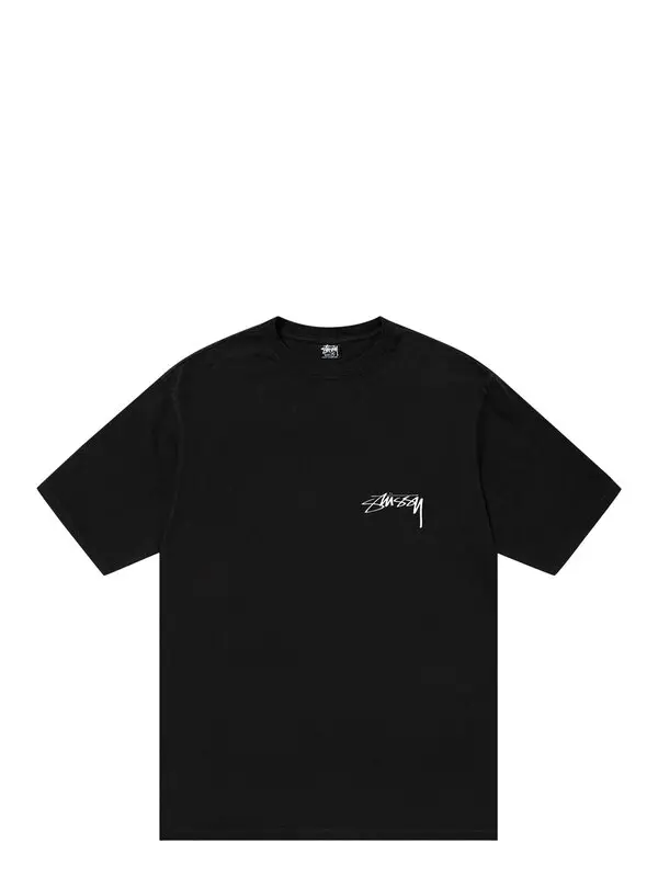 StÜssy Arachnid Pigment Dyed Tee - Black