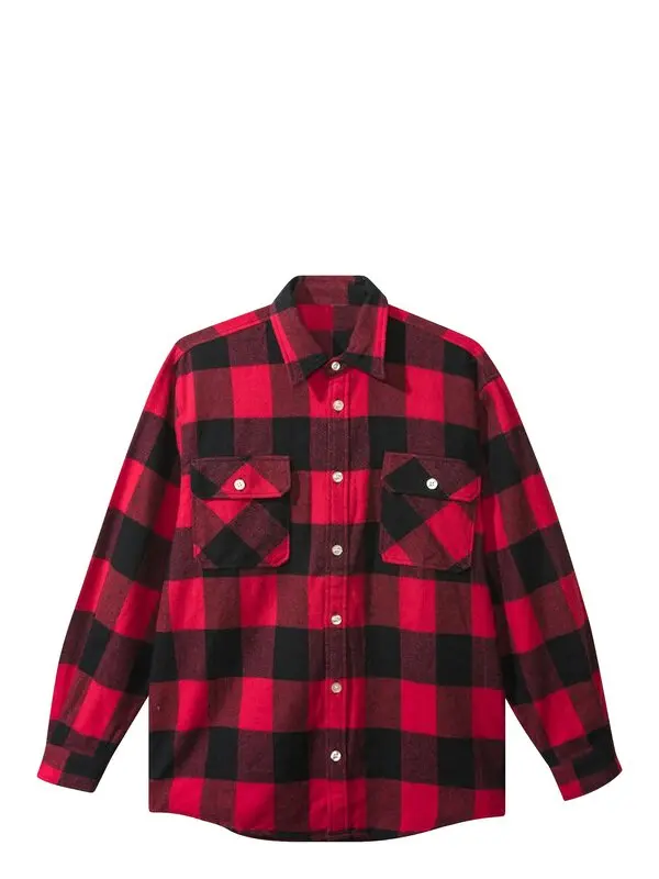 ANTI SOCIAL SOCIAL CLUB Outlined Trip Flannel - Red