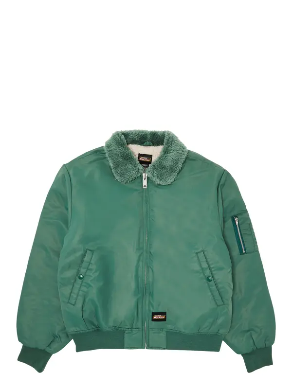Supreme X Dickies Fur Collar Bomber Jacket - Green