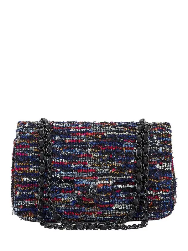 Chanel Tweed Flap Bag - Multi