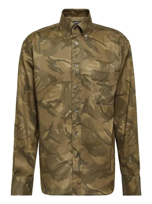 TOM FORD Camouflage Shirt - Multicoloured
