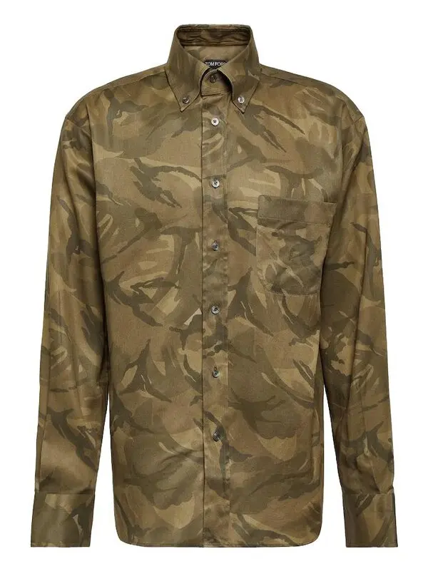 TOM FORD Camouflage Shirt - Multicoloured