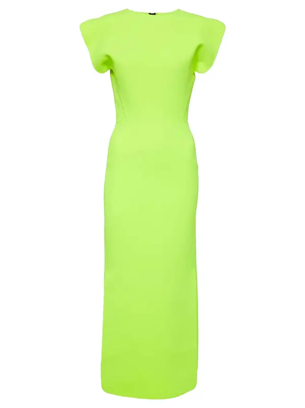 Maticevski Zephyr Midi Dress - Yellow