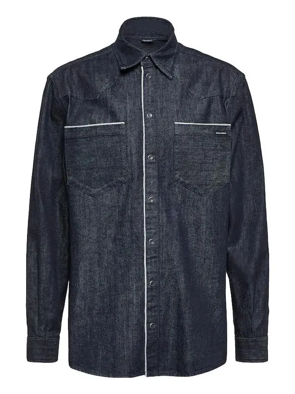 Dolce & Gabbana Denim Shirt - Black