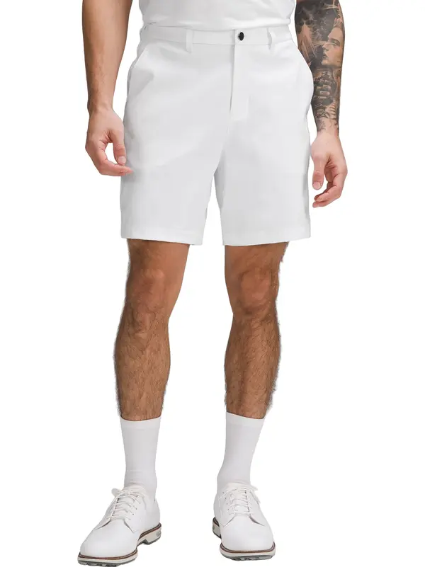 Lululemon Abc Classic-fit Golf Short 7 - White