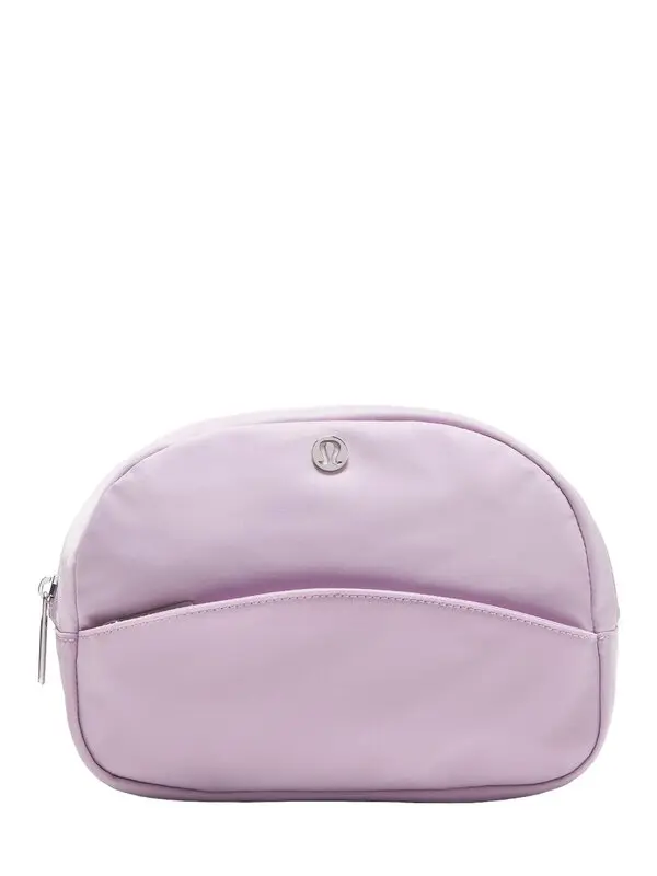 Lululemon City Essentials Pouch - Lilac Play/silver