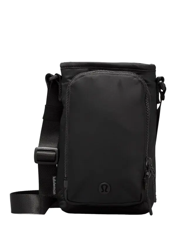 Lululemon Water Bottle Crossbody With Front Pocket - Black
