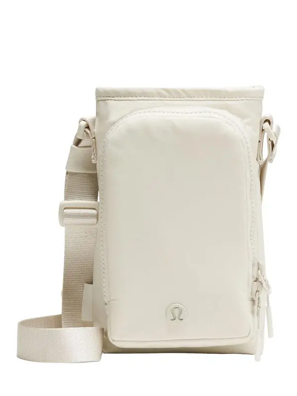 Lululemon Water Bottle Crossbody With Front Pocket - Light Ivory