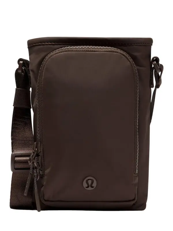 Lululemon Water Bottle Crossbody With Front Pocket - Walnut Crunch