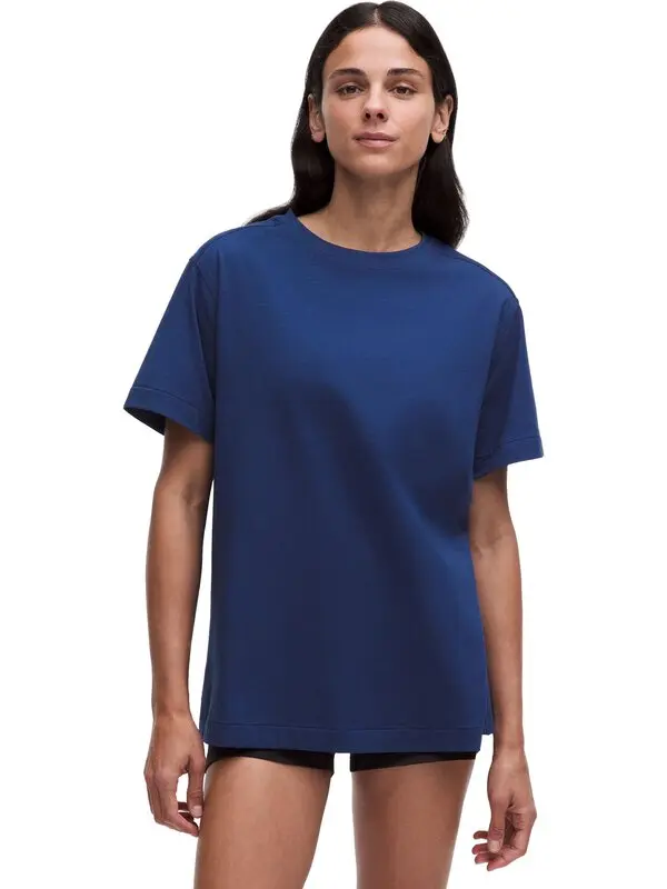 Lululemon Organic Cotton Crewneck T-shirt - Clubhouse Blue