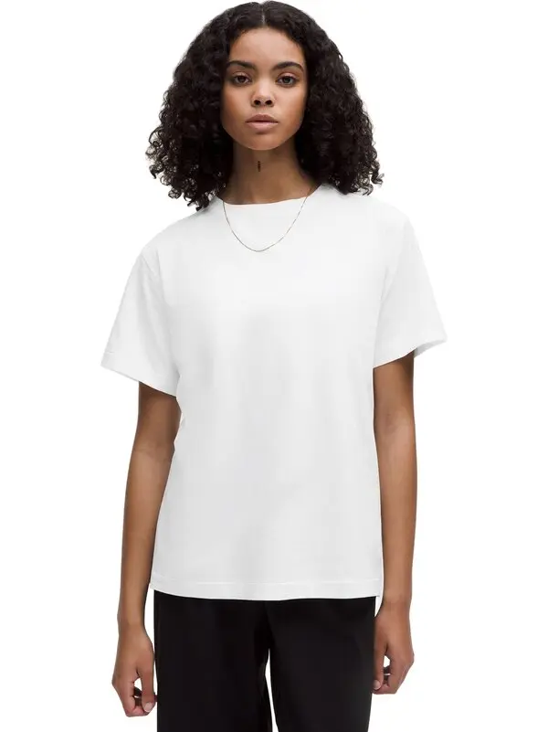 Lululemon Organic Cotton Crewneck T-shirt - White