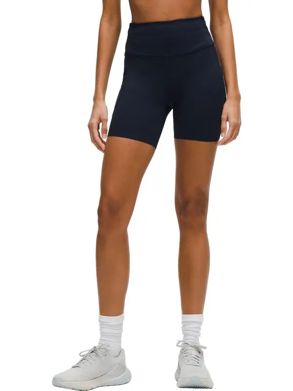 Lululemon Fast And Free High-rise 6" Short - True Navy