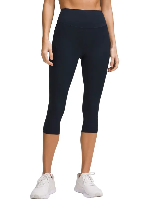 Lululemon Fast And Free High-rise Crop 19 - True Navy