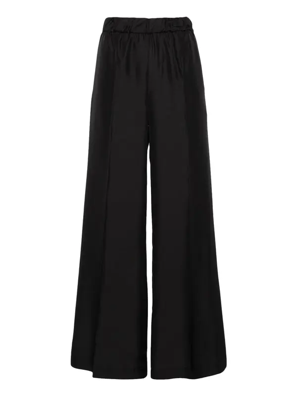 P.a.r.o.s.h Wide-leg Trousers - Black
