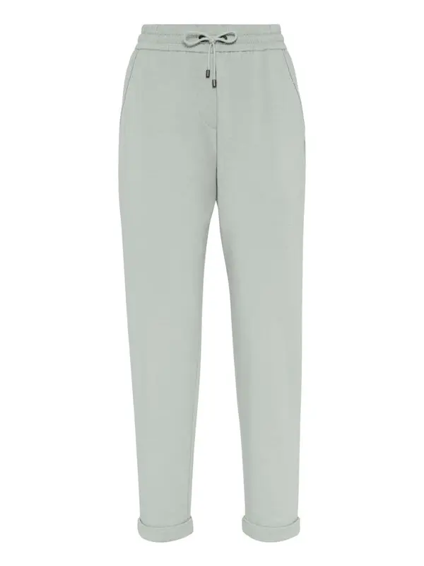 Brunello Cucinelli Tapered Track Pants - Green