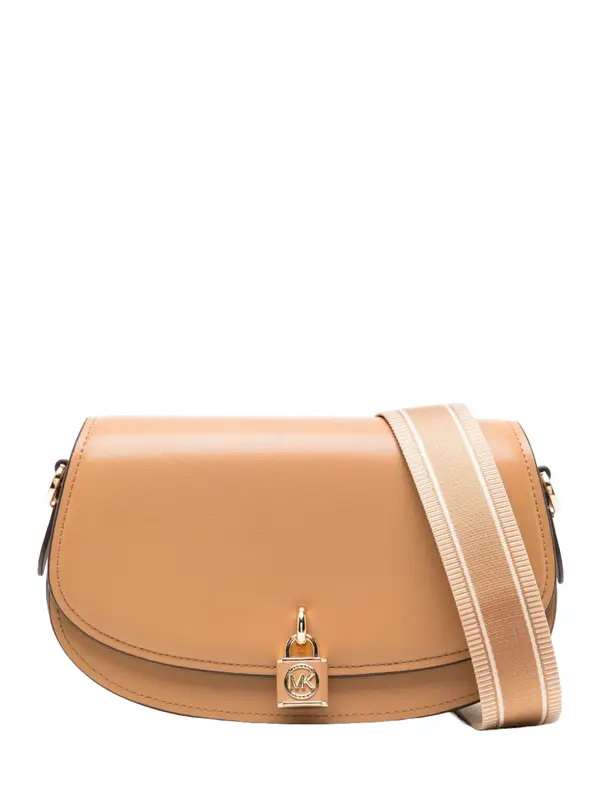 Michael Kors Mila Leather Crossbody Bag - Brown