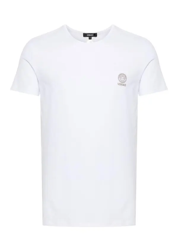 Versace Logo-print T-shirt - White