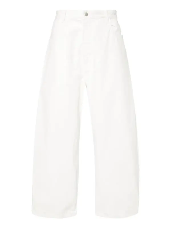 Studio Nicholson Paolo Wide-leg Jeans - White
