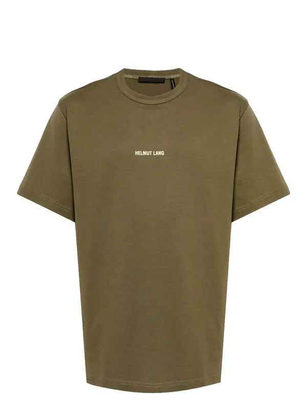 Helmut Lang Logo-print Cotton T-shirt - Green