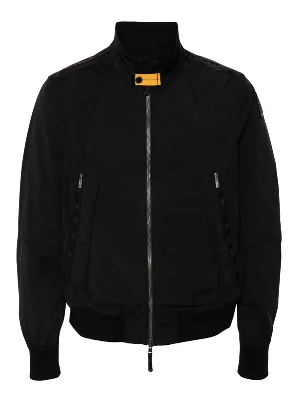 PARAJUMPERS Logo-patch Bomber Jacket - Black