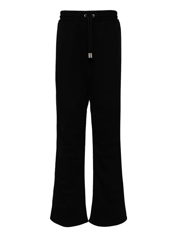 Off-White Diag-stripe Embroidered Track Pants - Black