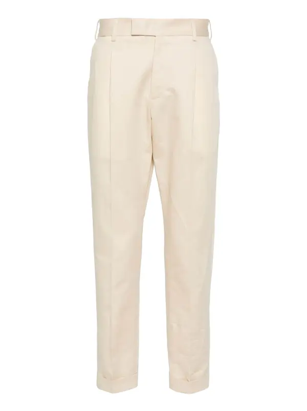 PT TORINO Feather-detail Trousers - Neutrals