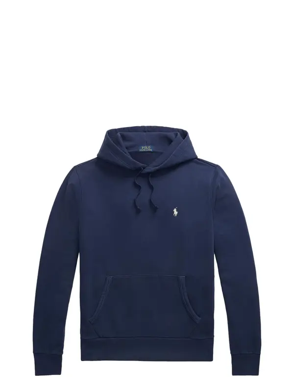 Polo Ralph Lauren Polo Pony-embroidered Cotton Hoodie - Blue