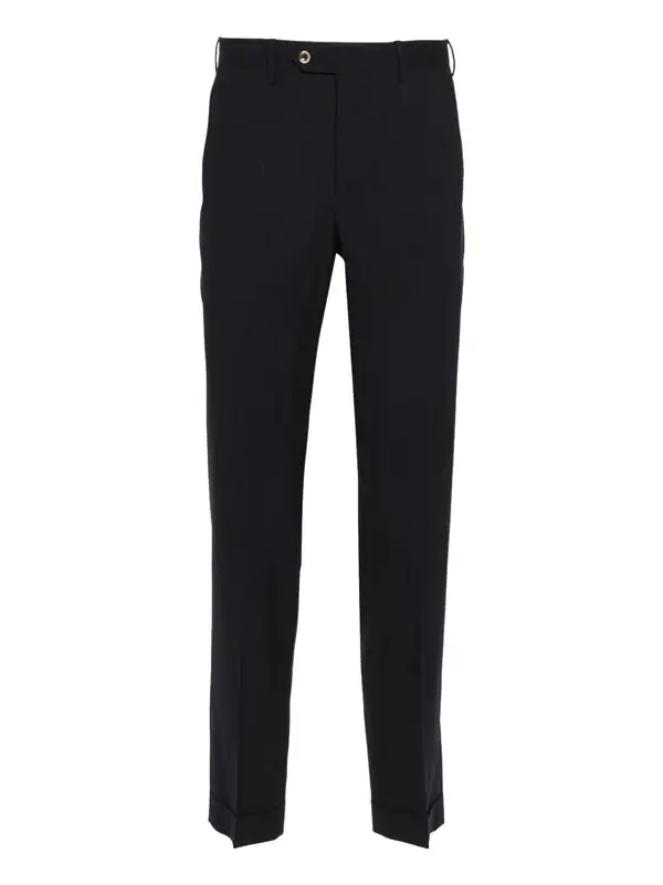 PT TORINO Slim-fit Cropped Trousers - Blue