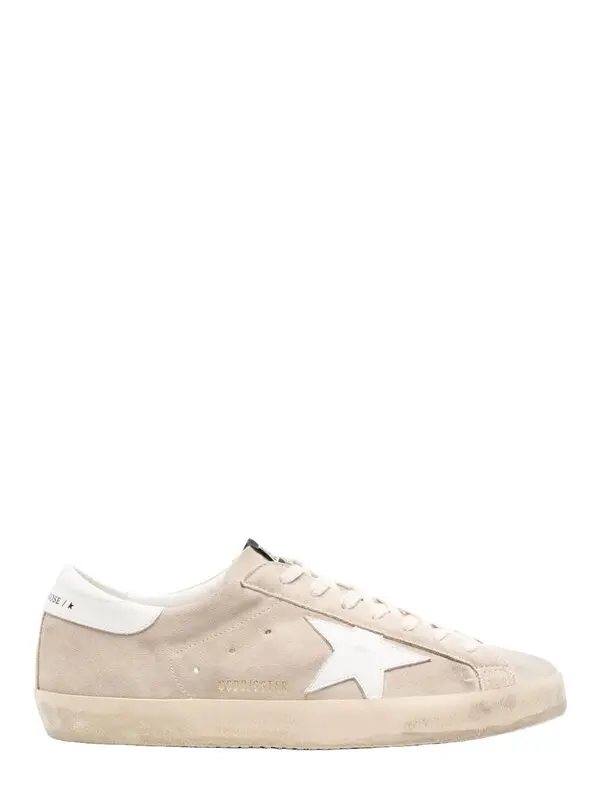 GOLDEN GOOSE Super-star Suede Sneakers - Neutrals