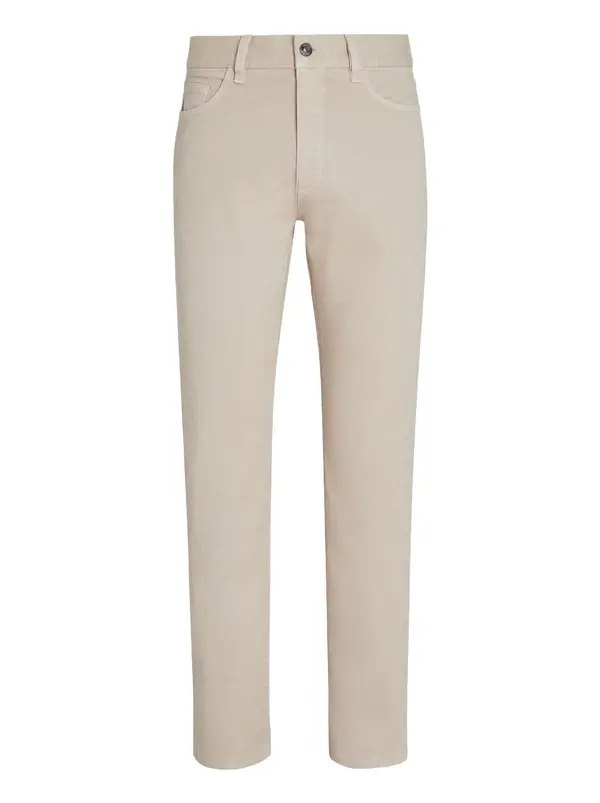 Zegna Roccia Slim-fit Jeans - Neutrals
