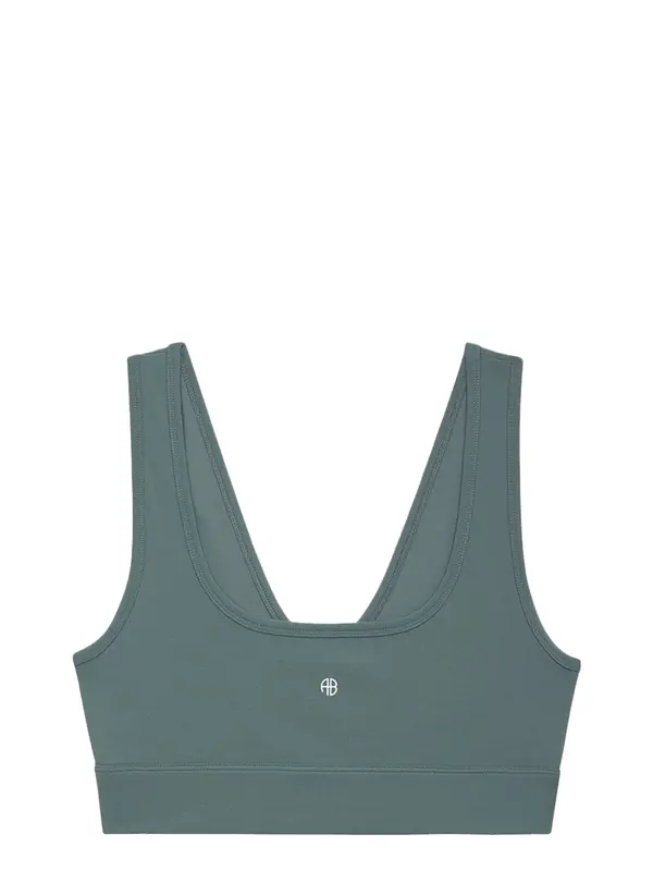 ANINE BING Renae Performance Compression Top - Green