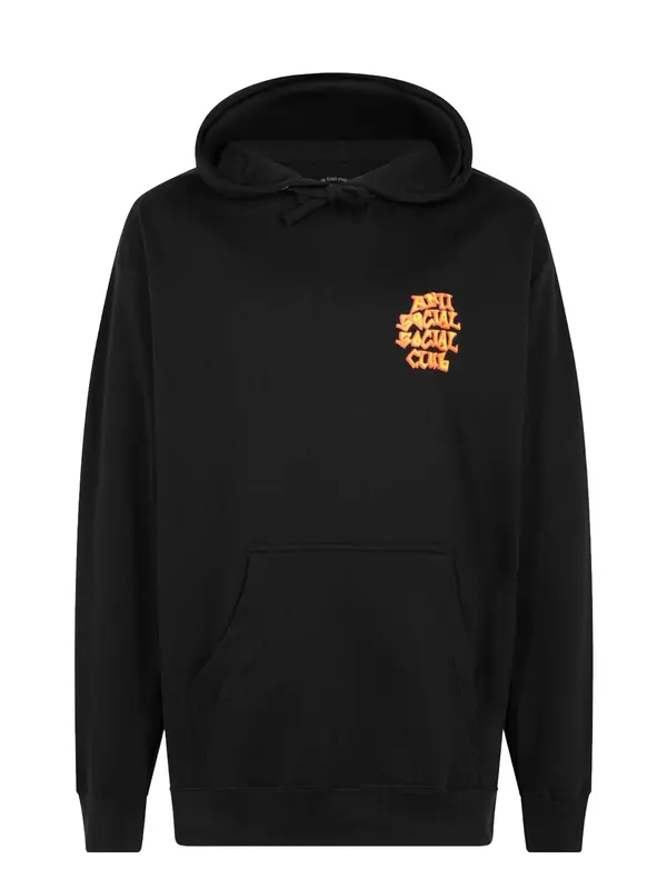 ANTI SOCIAL SOCIAL CLUB Low Brow Members Only Hoodie - Black