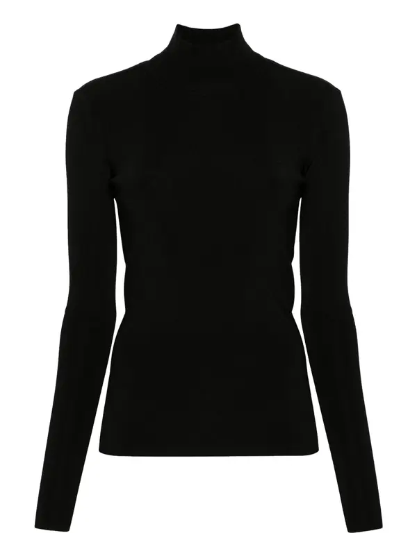 Fabiana Filippi Open-back Jumper - Black