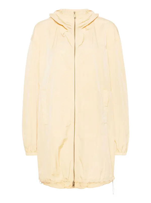 Fabiana Filippi Hooded Parka Coat - Yellow