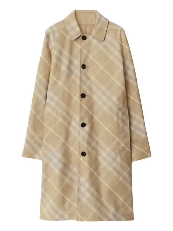 Burberry Reversible Check-print Coat - Neutrals