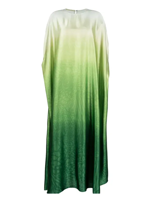 BAMBAH Gradient-effect Kaftan Dress - Green