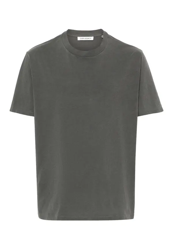 Our Legacy Crew-neck Cotton T-shirt - Grey