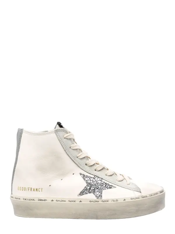 GOLDEN GOOSE Francy High-top Sneakers - White