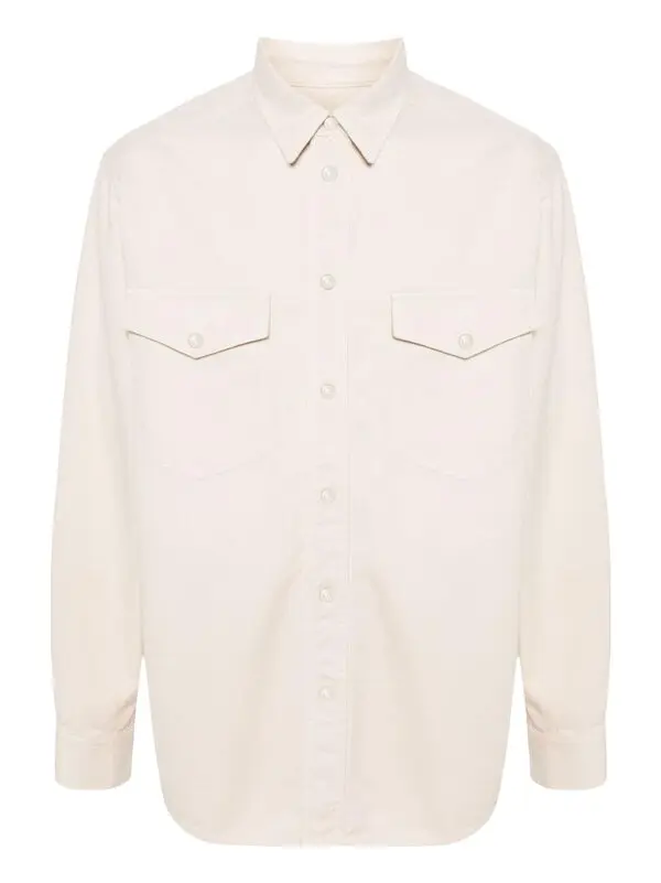 MARANT Tailly Denim Shirt - Neutrals